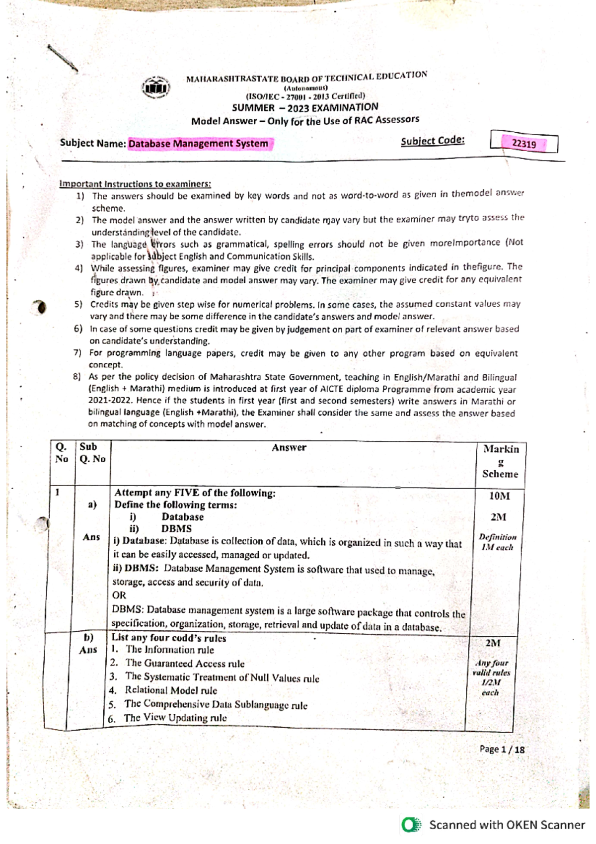 DMS - Dms - Btech-Computer Science - Studocu