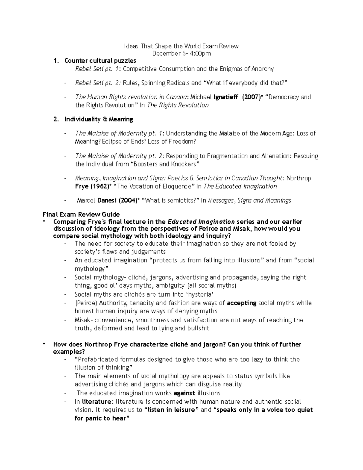 Sample/practice exam December 2014, questions and answers - full ...