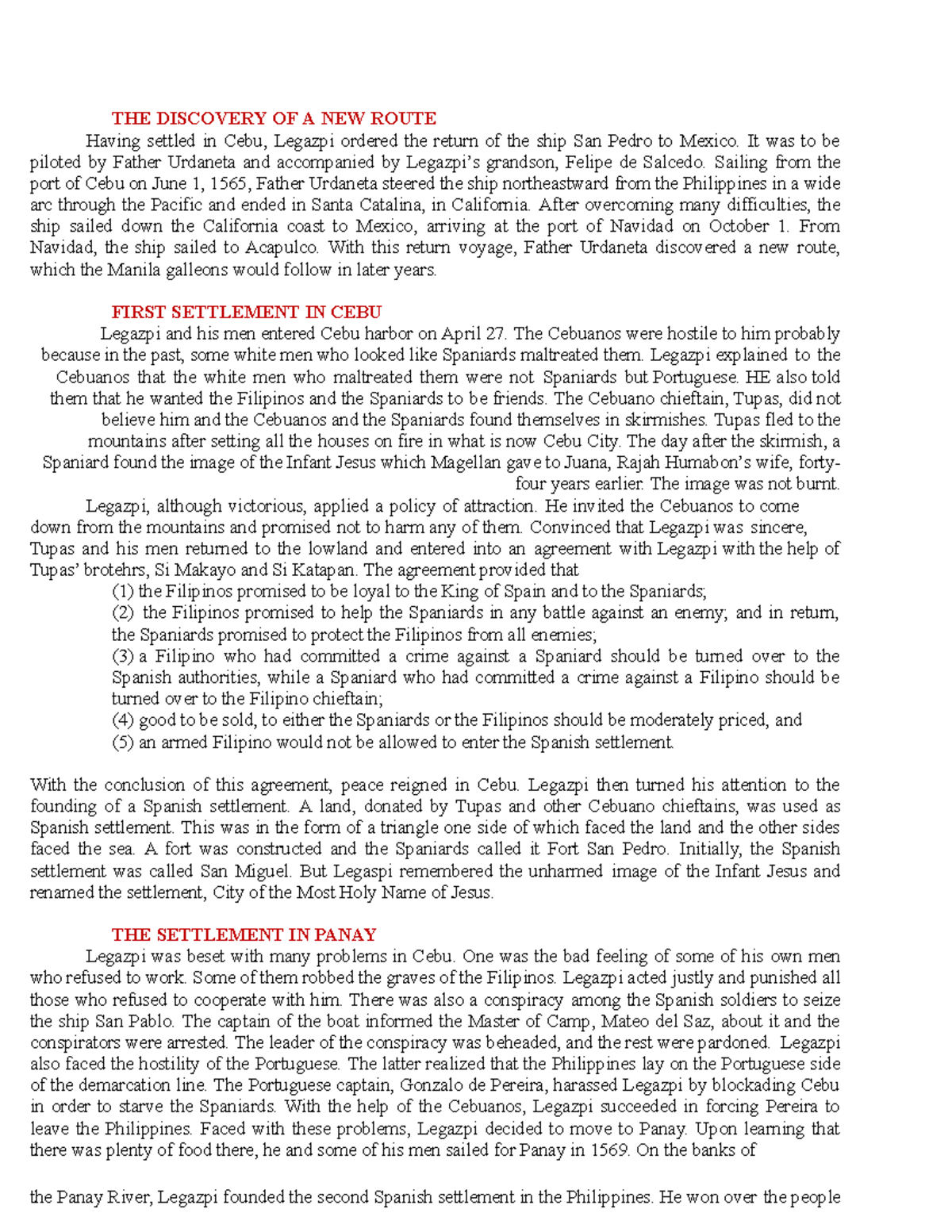 THE Philippines Under Spanish Rule in RPH - THE DISCOVERY OF A NEW ...