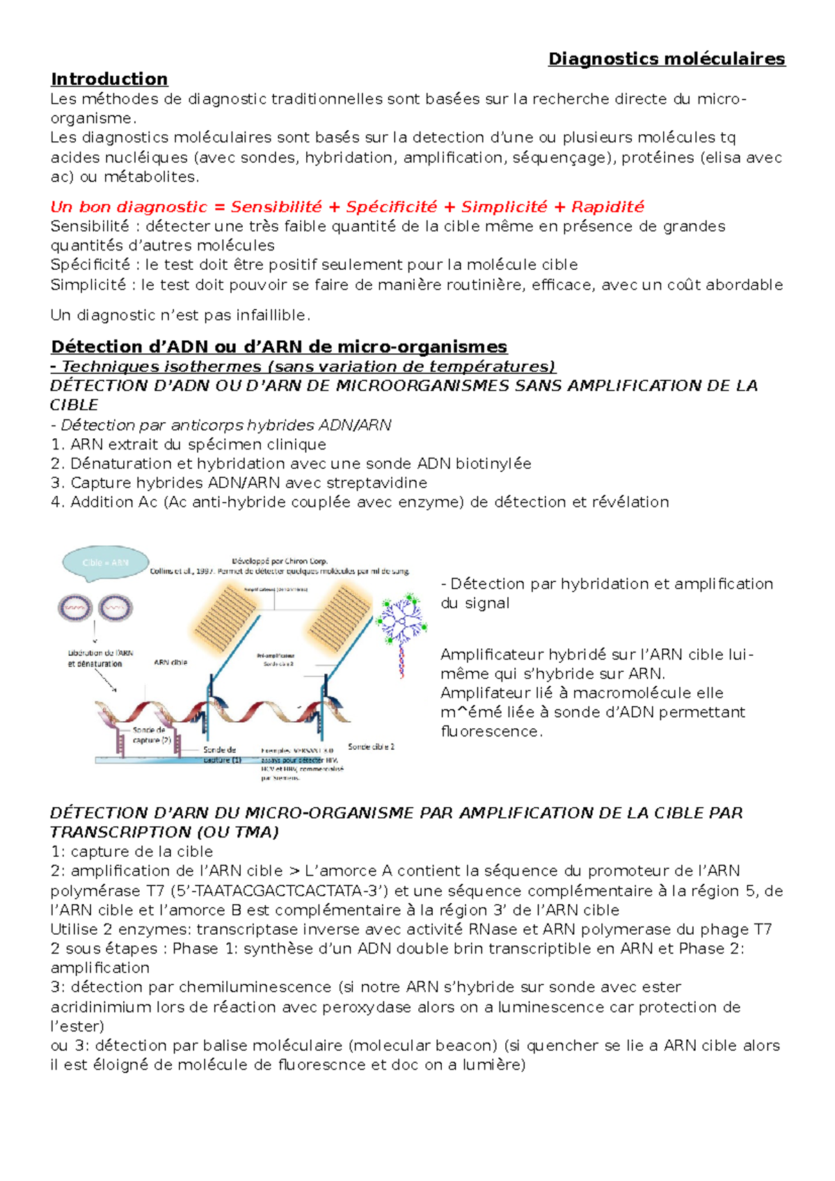 BCM601 2022012 5 Diagnostics - Introduction Les méthodes de diagnostic traditionnelles sont ...