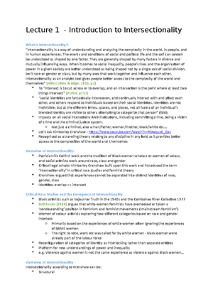 Lecture 4 - IOC - Double Deviance: Gendered Constructions of ...