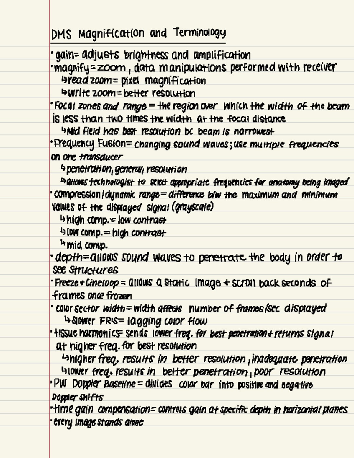 DMS Magnification and Terminology - DMS Magnification and Terminology ...