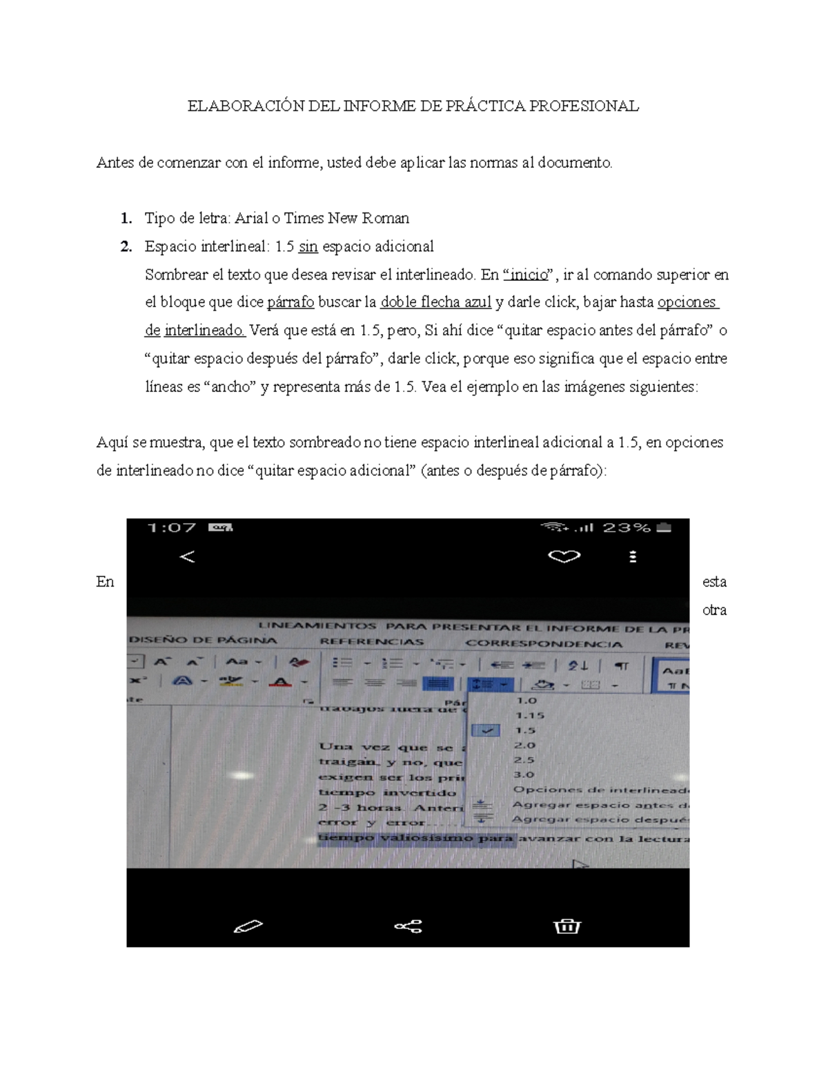 Lineamientos informe PPS, 23 de nov del 2020 - ELABORACIÓN DEL INFORME ...