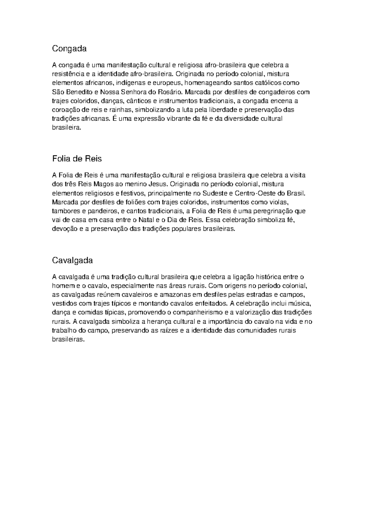 Patrimonio - Gujgg - Congada A congada é uma manifestação cultural e ...