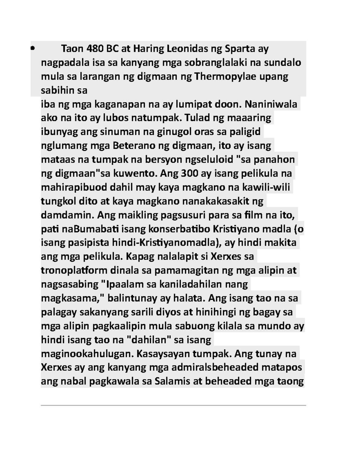 ANG Digmaan SA TROY - Buod ng kwento - Taon 480 BC at Haring Leonidas ...