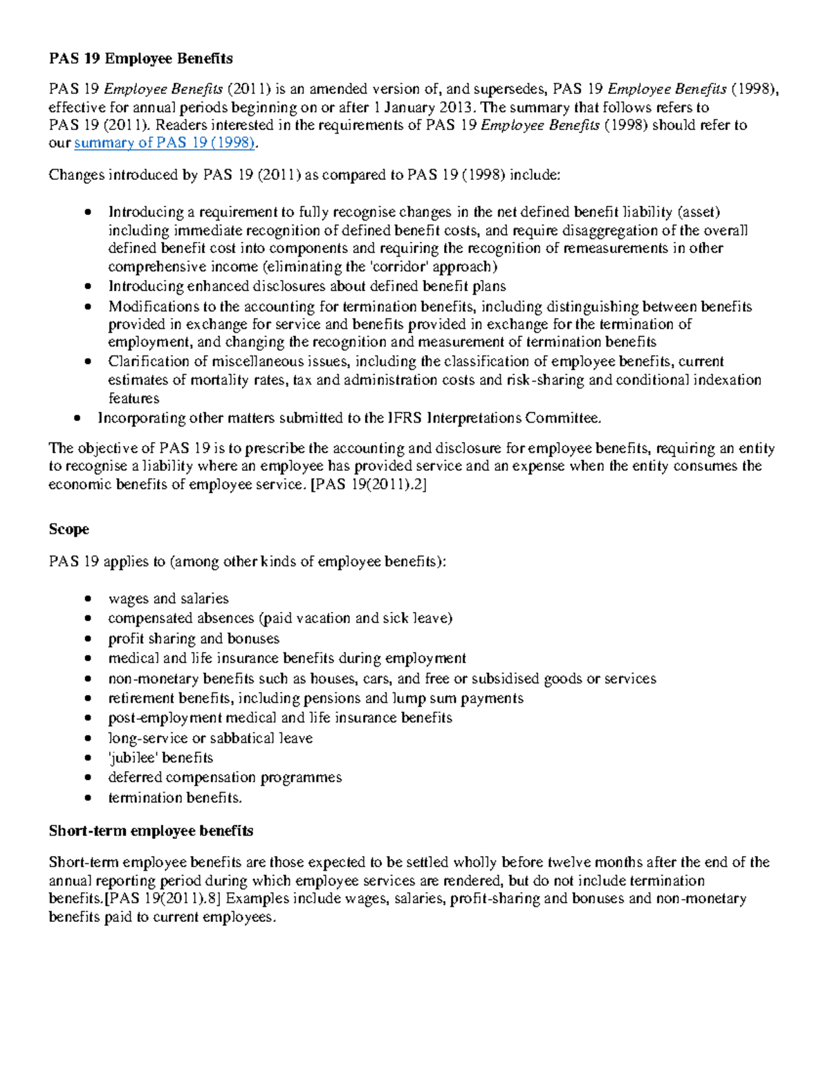 PAS 19-AND-20 - Lecture notes in Conceptual Framework (PAS 19 AND 20 ...