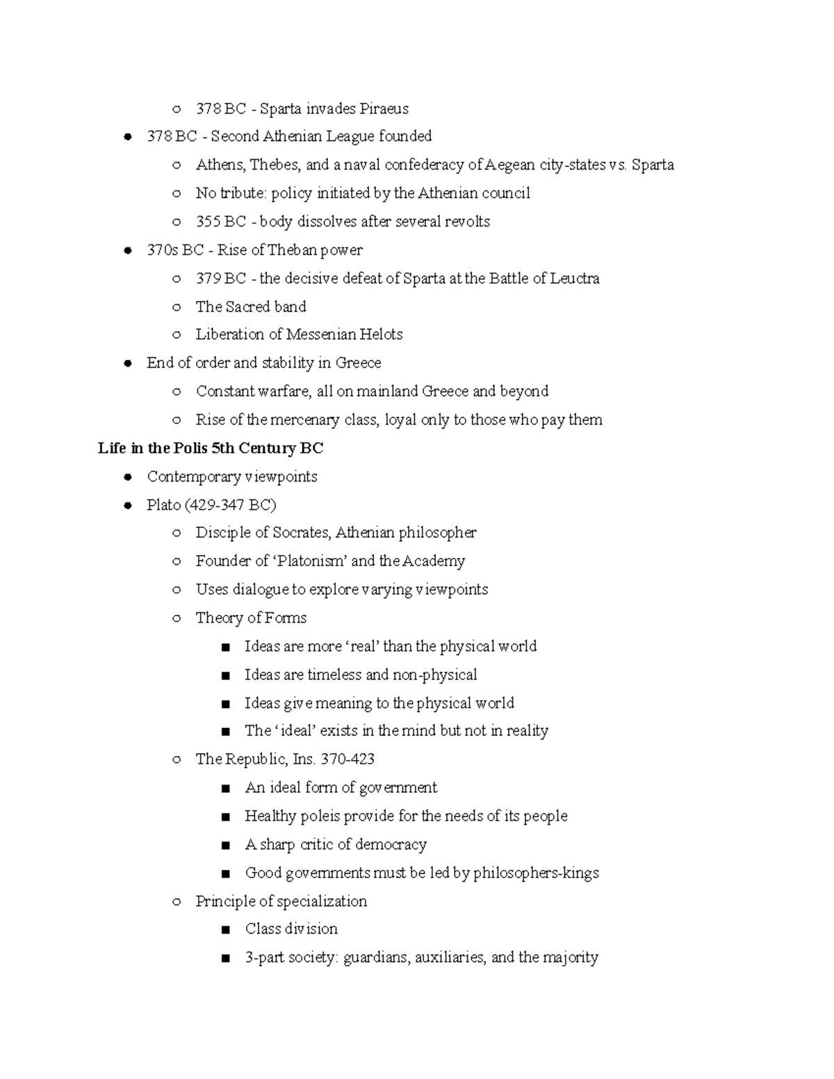 Plato Classics 105 Notes - ż %& 6SDUWD LQYDGHV 3LUDHXV Ɣ - Studocu