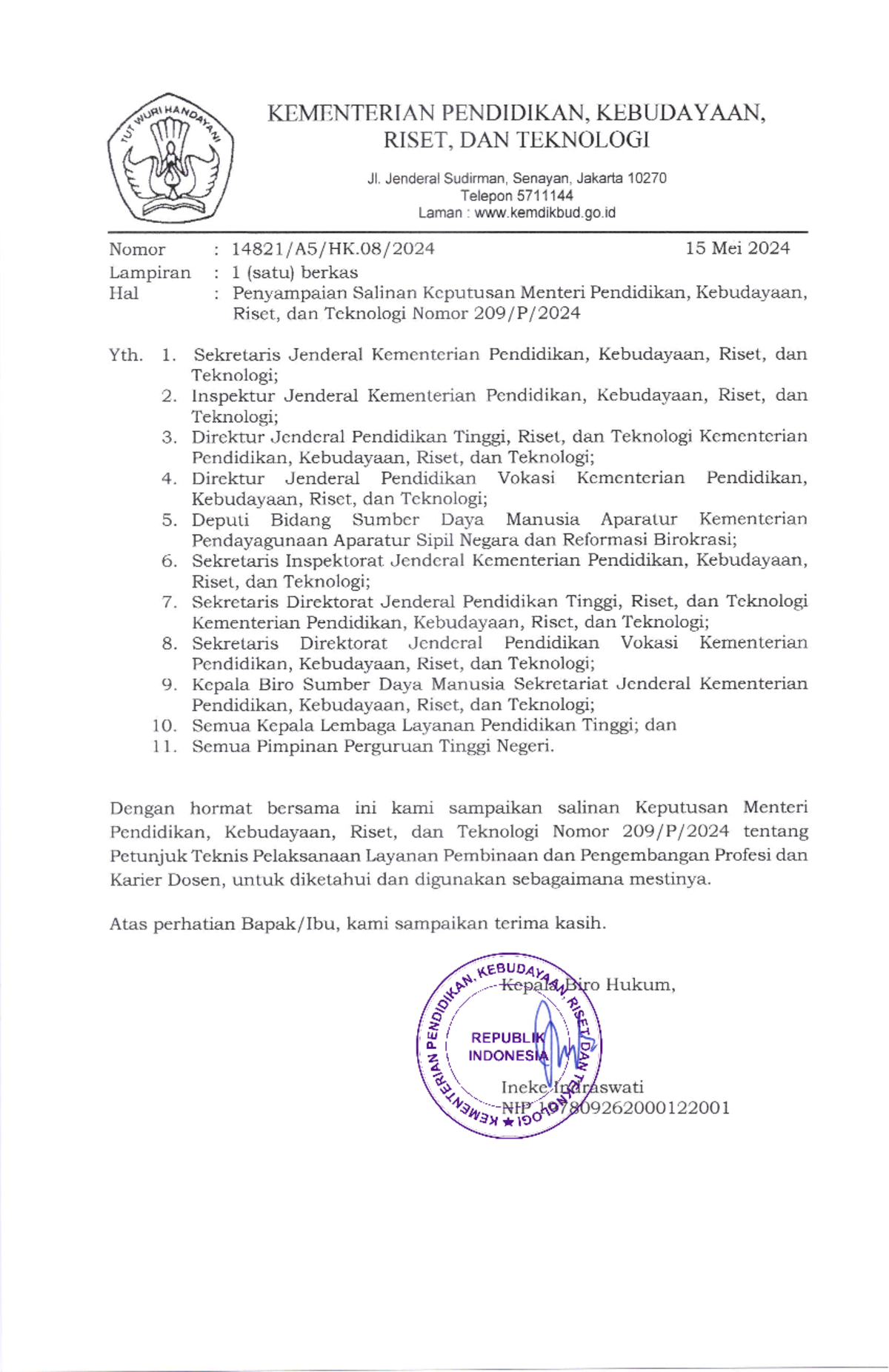 PO PAK 2024 Kepmendikbudristek 240605 152833 - KEMENTERIAN PENDIDIKAN ...