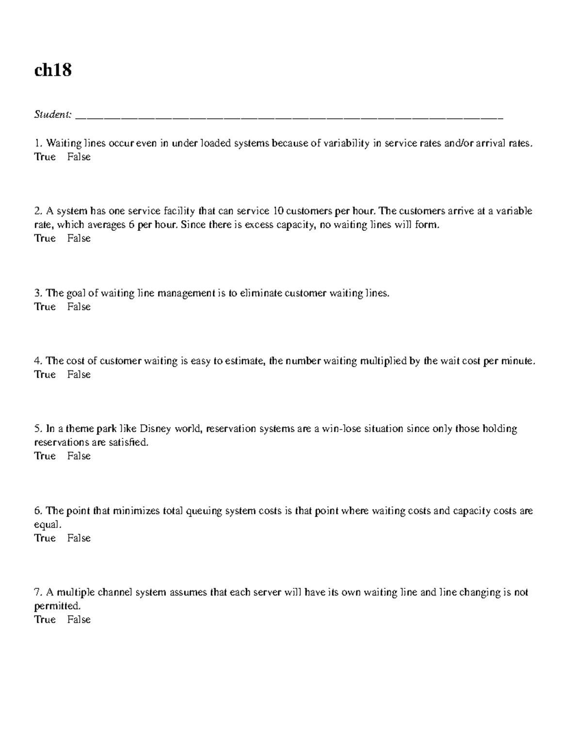 Ch18 - ch 18 - ch Student: - Studocu