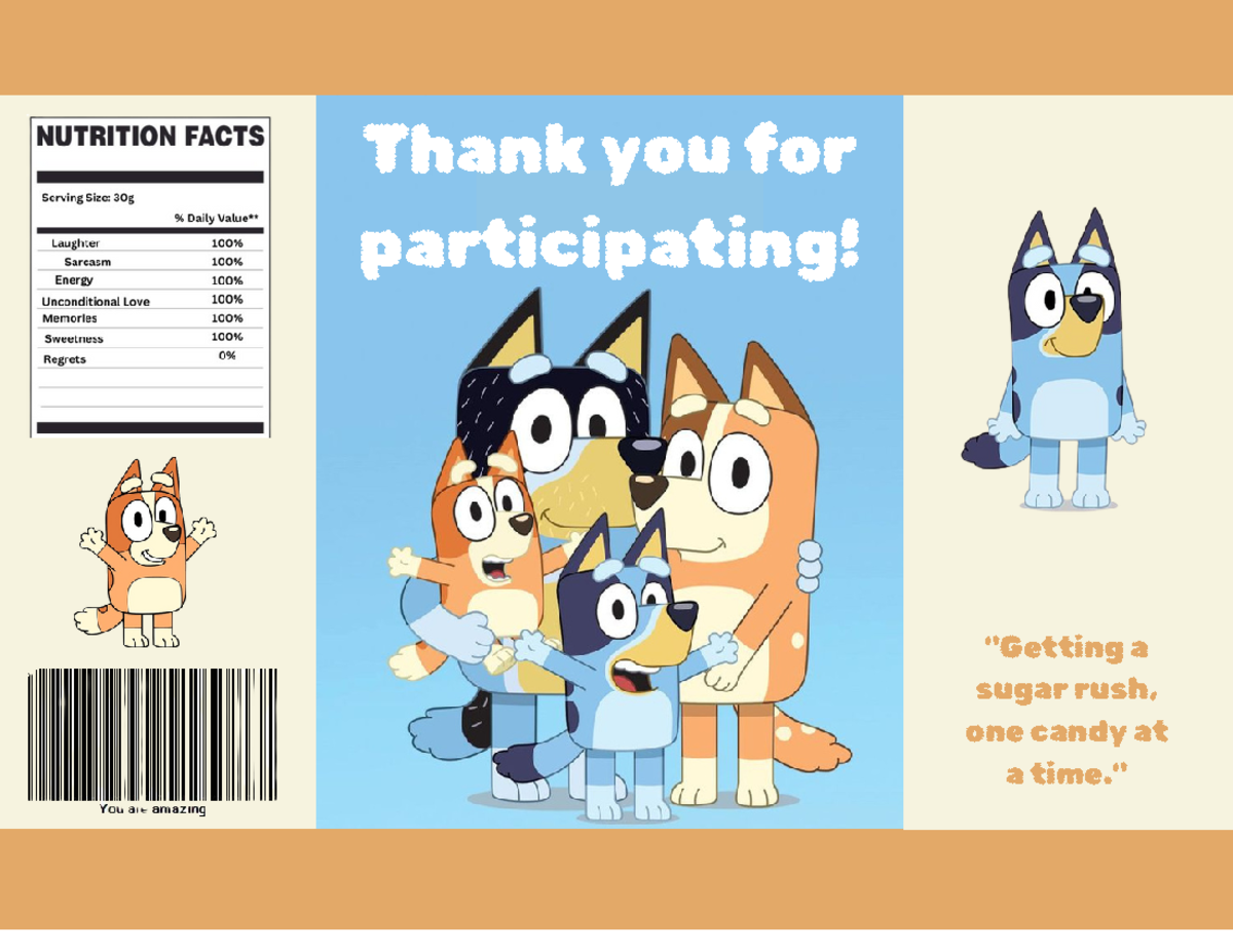 loot template of psych slp - Psychology - Thank you for participating! "Getting a sugar rush ...