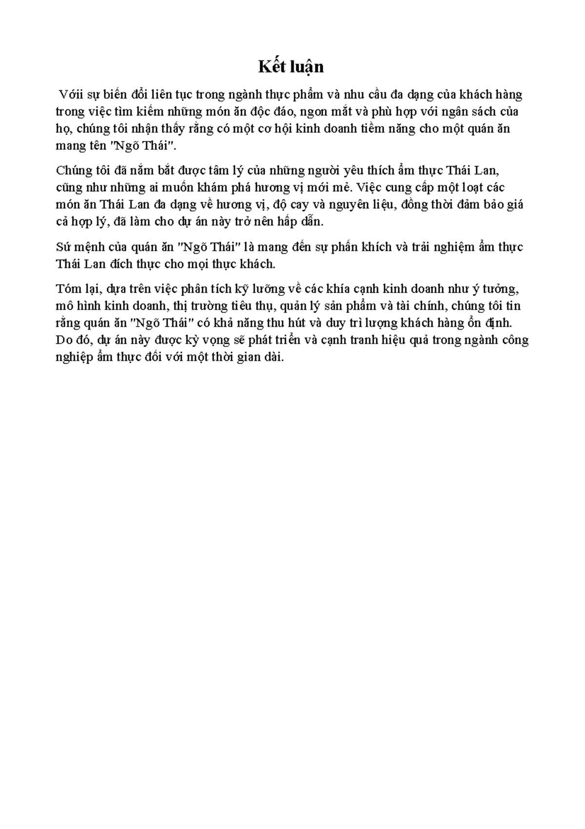 Kết luận - 213123 - Kết luận Vớii sự biến đổi liên tục trong ngành thực ...