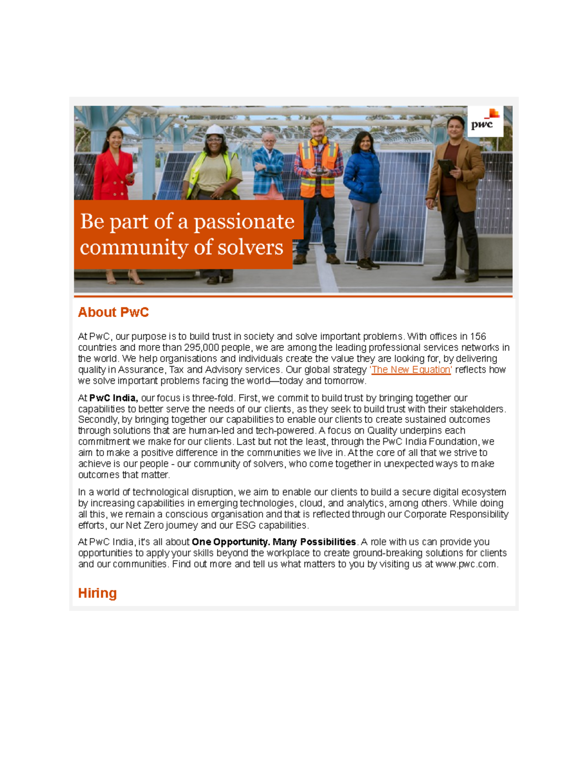 MC Grad JD - Practice material - About PwC At PwC, our purpose is to ...