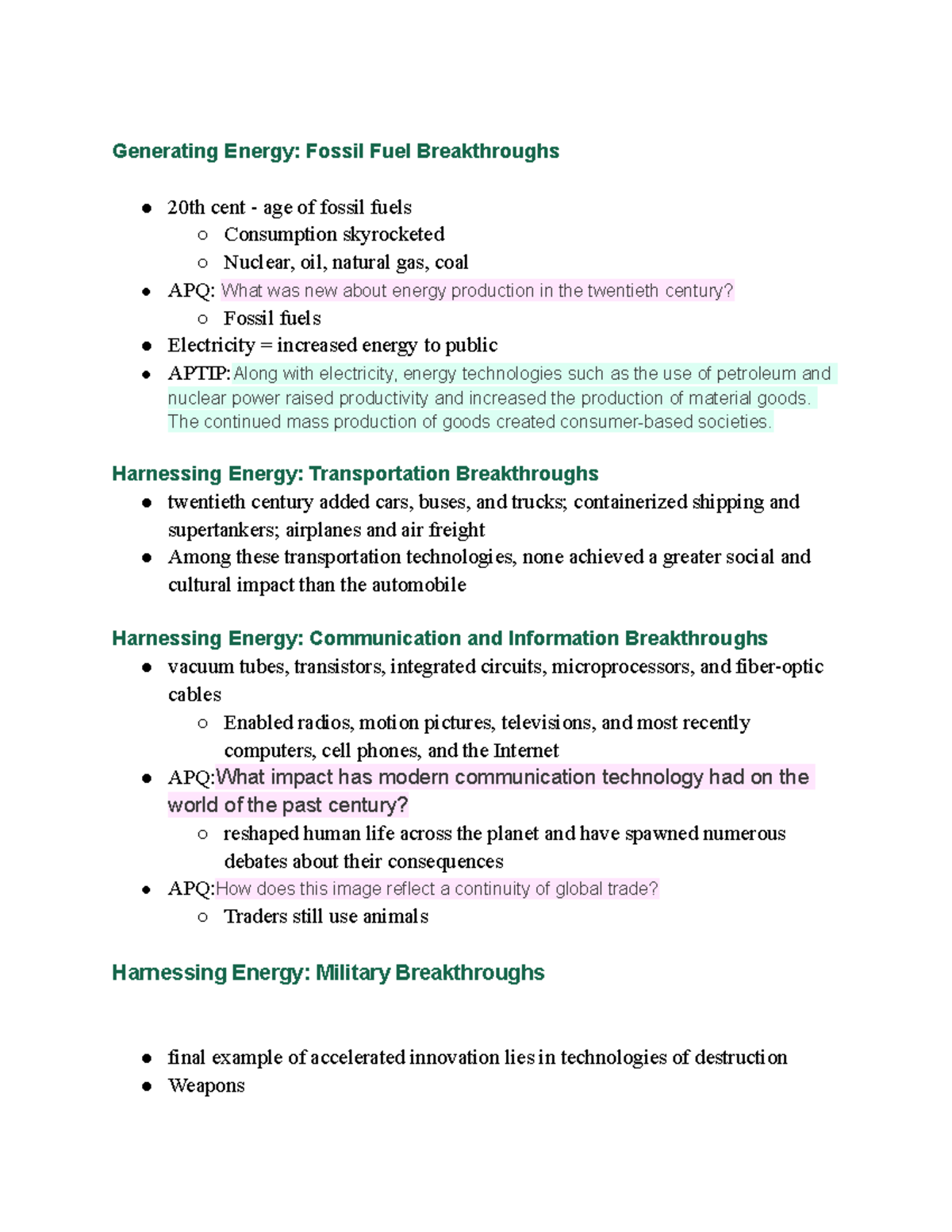 reading notes 625-649 - Generating Energy: Fossil Fuel Breakthroughs ...