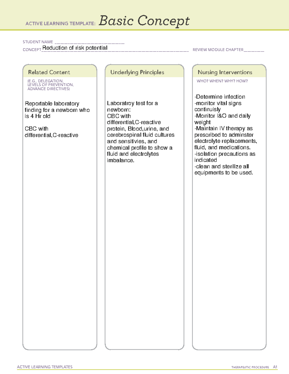 CMS A #1 - Lab finding for newborn remediation - VN 300 - ACTIVE ...