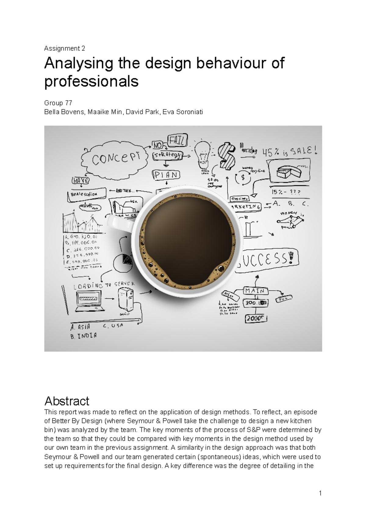 Verplichte Opgaven - Assignment 2, Report On Video Analysis | Design ...