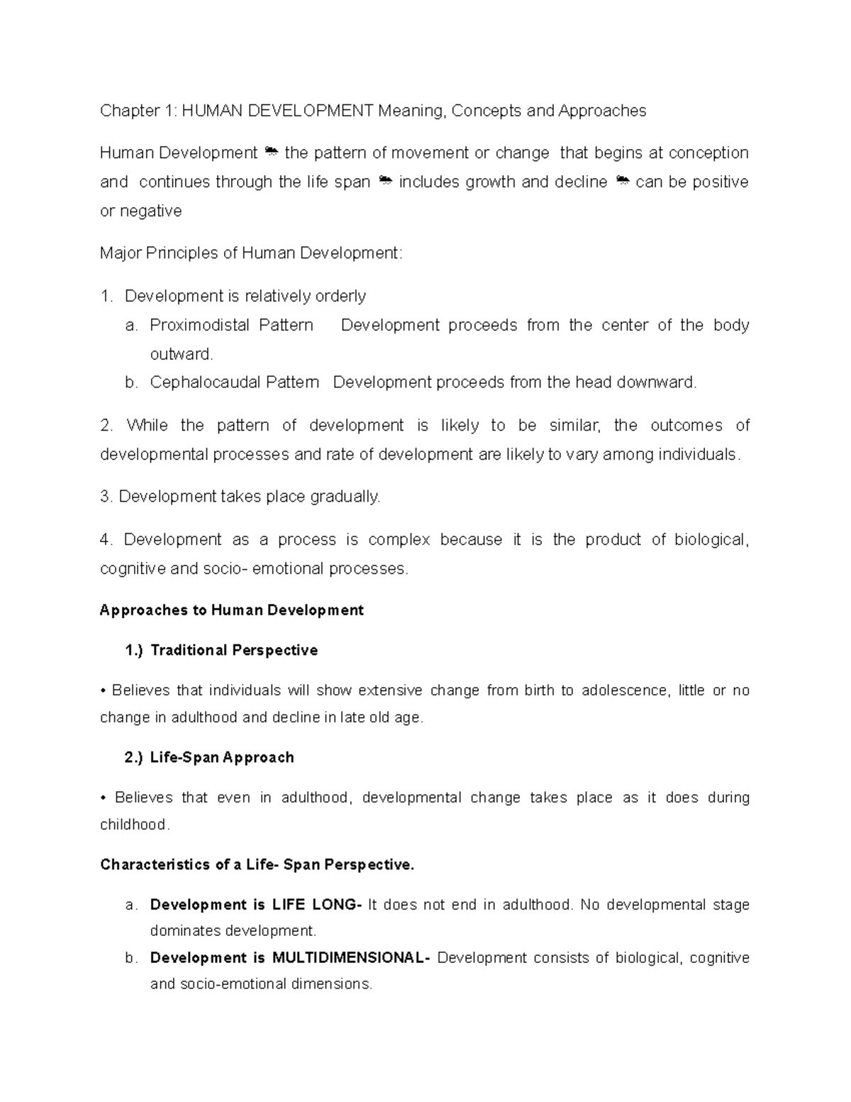 Child and adolescent - module - Chapter 1: HUMAN DEVELOPMENT Meaning ...