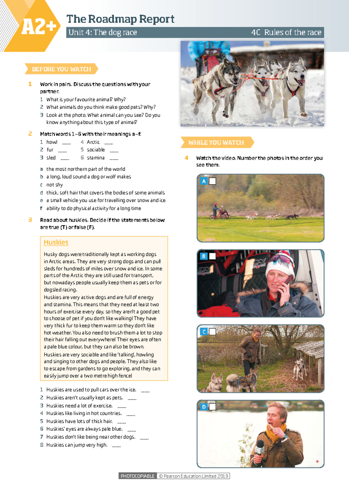 Roadmap Video A2PLUS Unit4 - A B C D Roadmap Video Unit 1: The Personal Trainer 1C A new ...