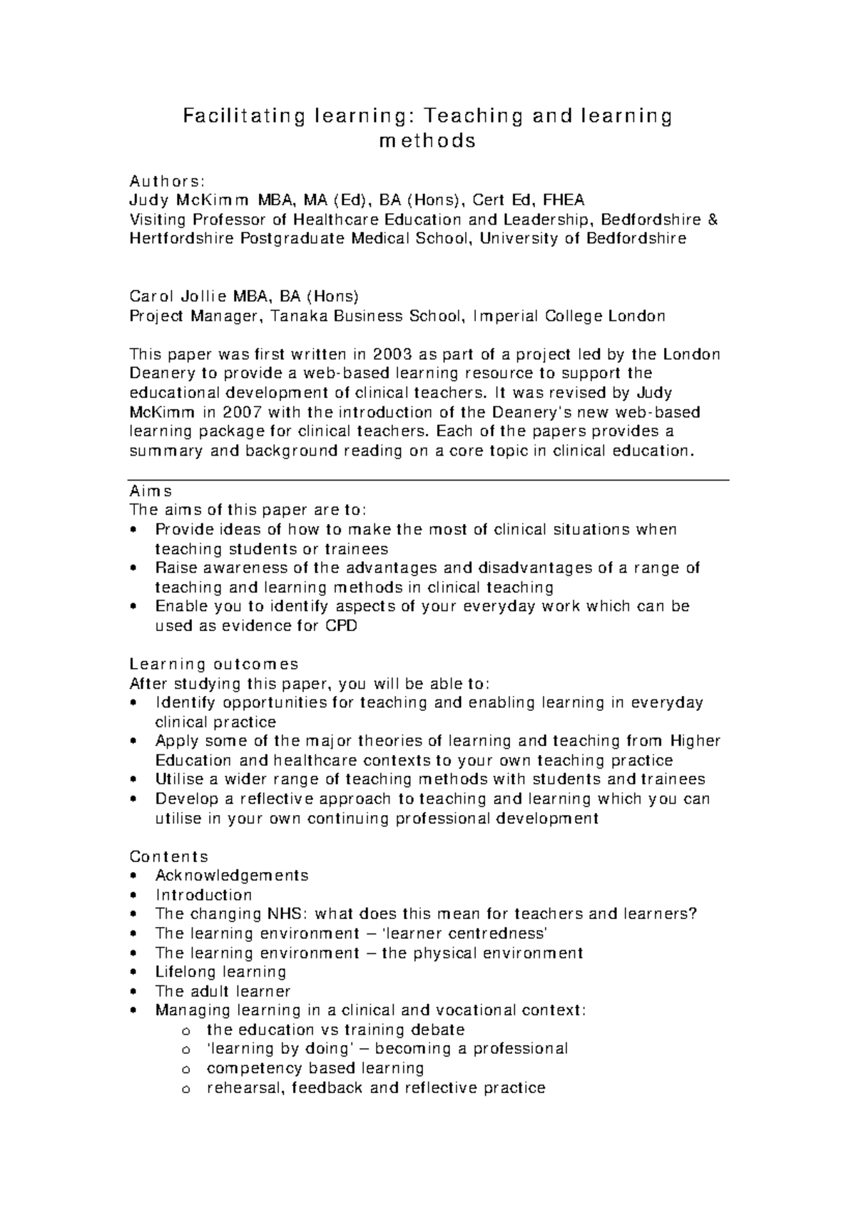 E84b96378 d8a15d372ce821d52cfe00f - Facilitating Learner Centered ...