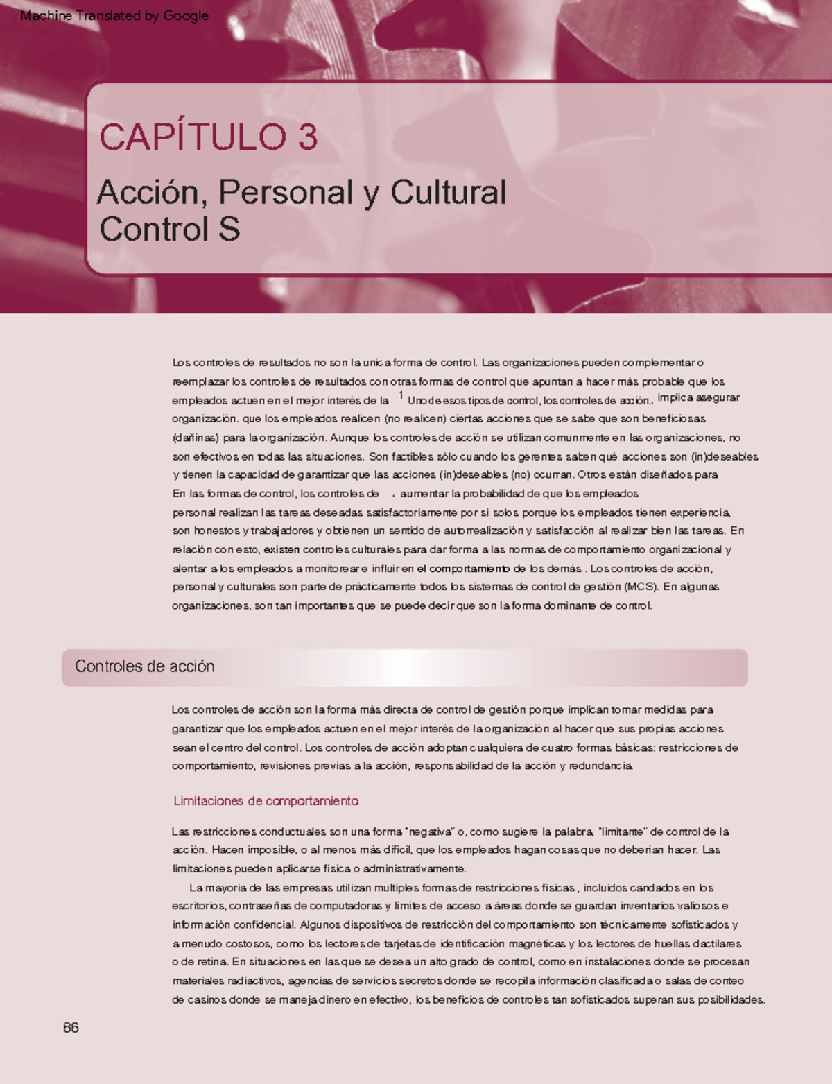 Kenneth Merchant - Cap 3 - 1 Los controles de acción son la forma más ...