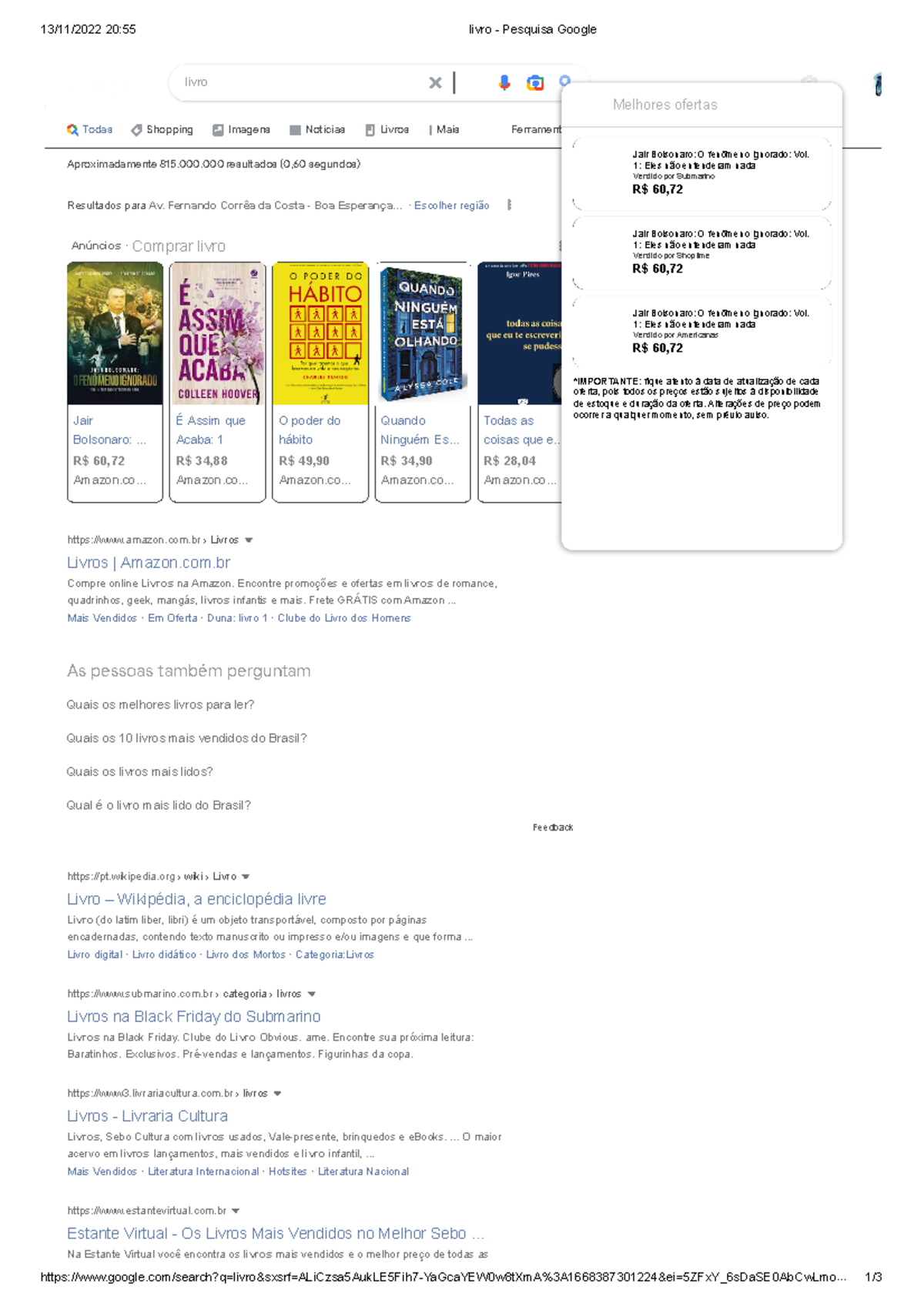 Livro - Pesquisa Google - 13/11/2022 20:55 livro - Pesquisa Google - Studocu