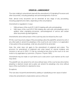 Order 47 WRIT OF Execution - ORDER 47 – WRIT OF EXECUTION GENERAL R1 ...