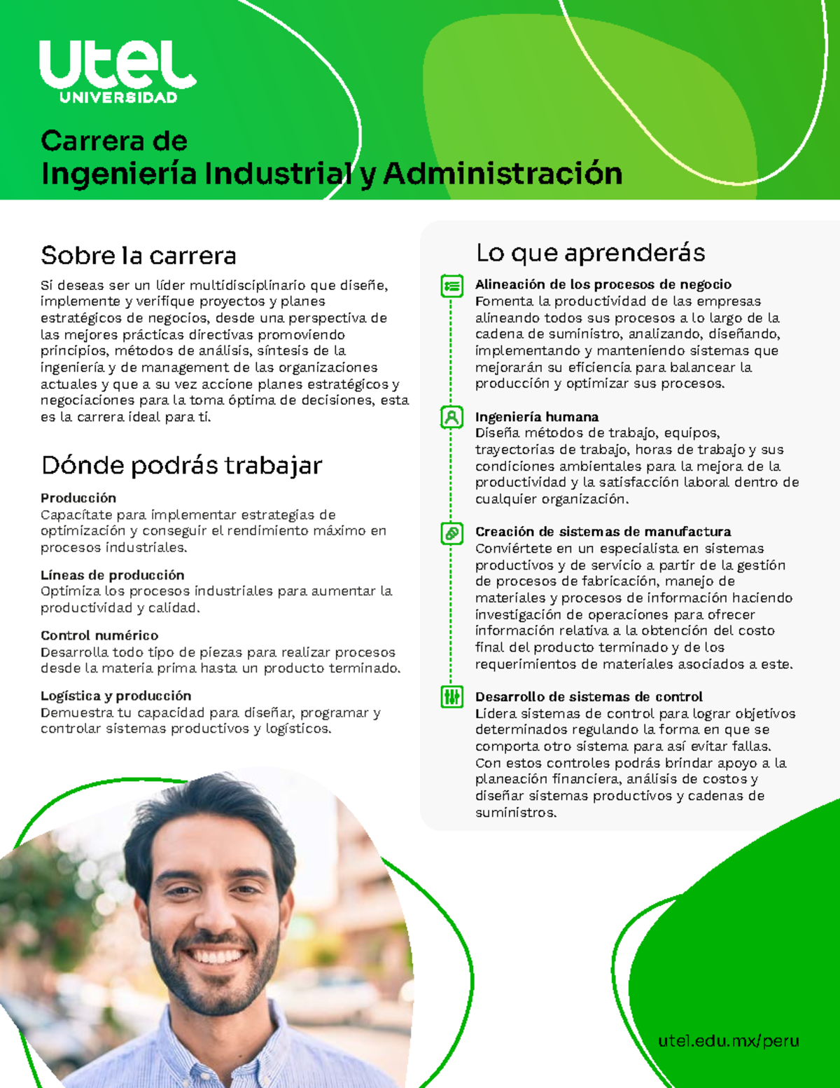 Utel Peru Fichas Tecnicas Carrera Ing Industrialy Admin - Carrera de Ingeniería Industrial y ...