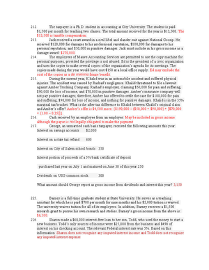 Tax Return solution - E- APPENDIX E PRACTICE SET ASSIGNMENTS ...