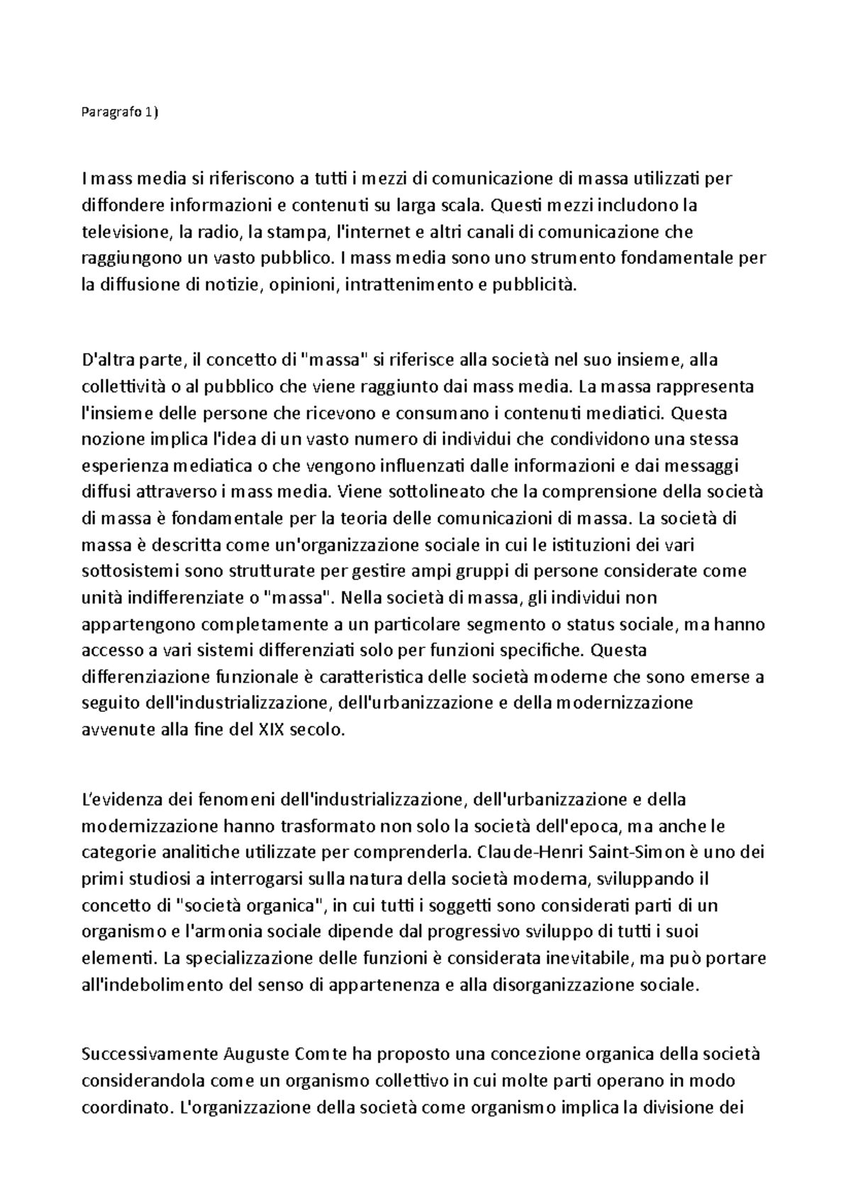 Le teorie della comunicazione di massa e la sfida digitale - Capitolo 1 ...