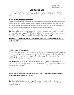 Midterm 1 sample SE185 - majoring in the life of deez - SE 185: Intro ...