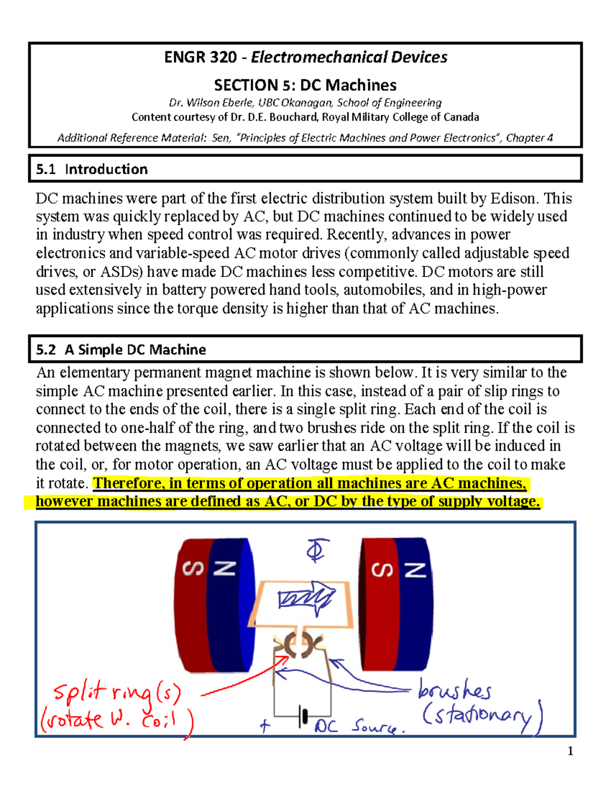 ENGR 320 Section 5 Notes 2022 In Class 201 - ENGR 320 ...