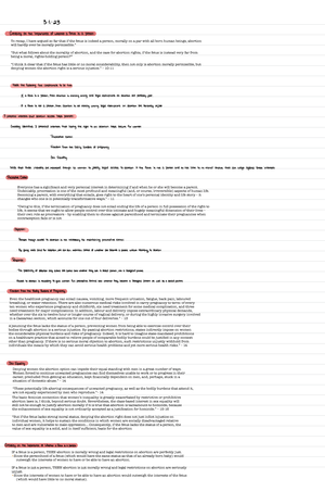 PHIL 6 - introduces the developmental view of abortions and the infanticide problem - My ...