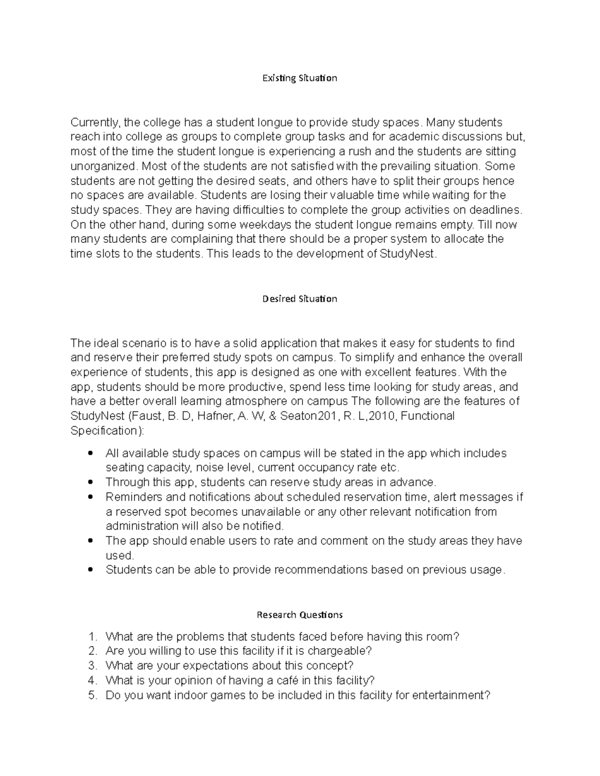 Research Purpose - Graded assignment - BUS8375 - Conestoga College ...