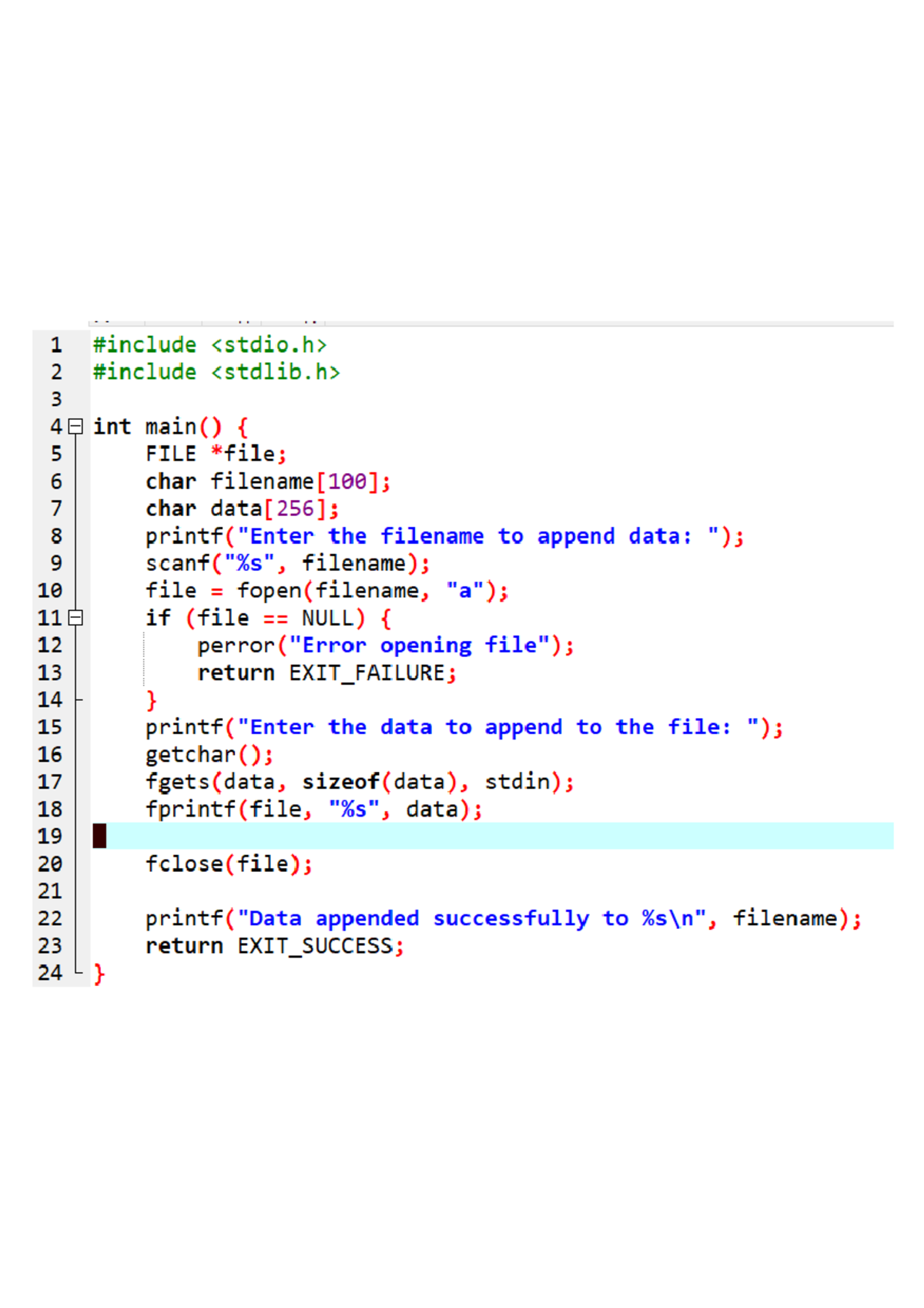 Ra2311003011512 Cprogram 1 2 3 4 Int Main 5 File 6 Char 7 Char Data 8 The Filename To