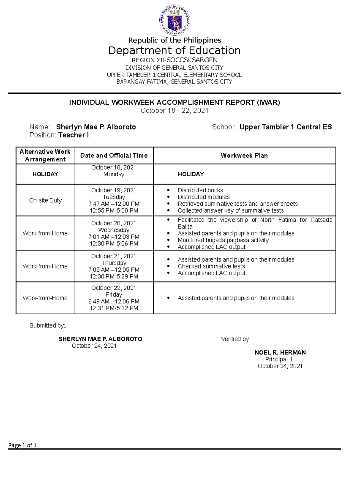 Alboroto IWAR-October-18-22, 2021Alboroto IWAR-October-18-22, 2021 ...