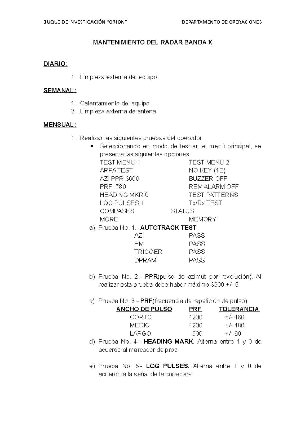 Radar Banda X - Buen Trabajo saca 20 en cualquier lugar del trabajo ...