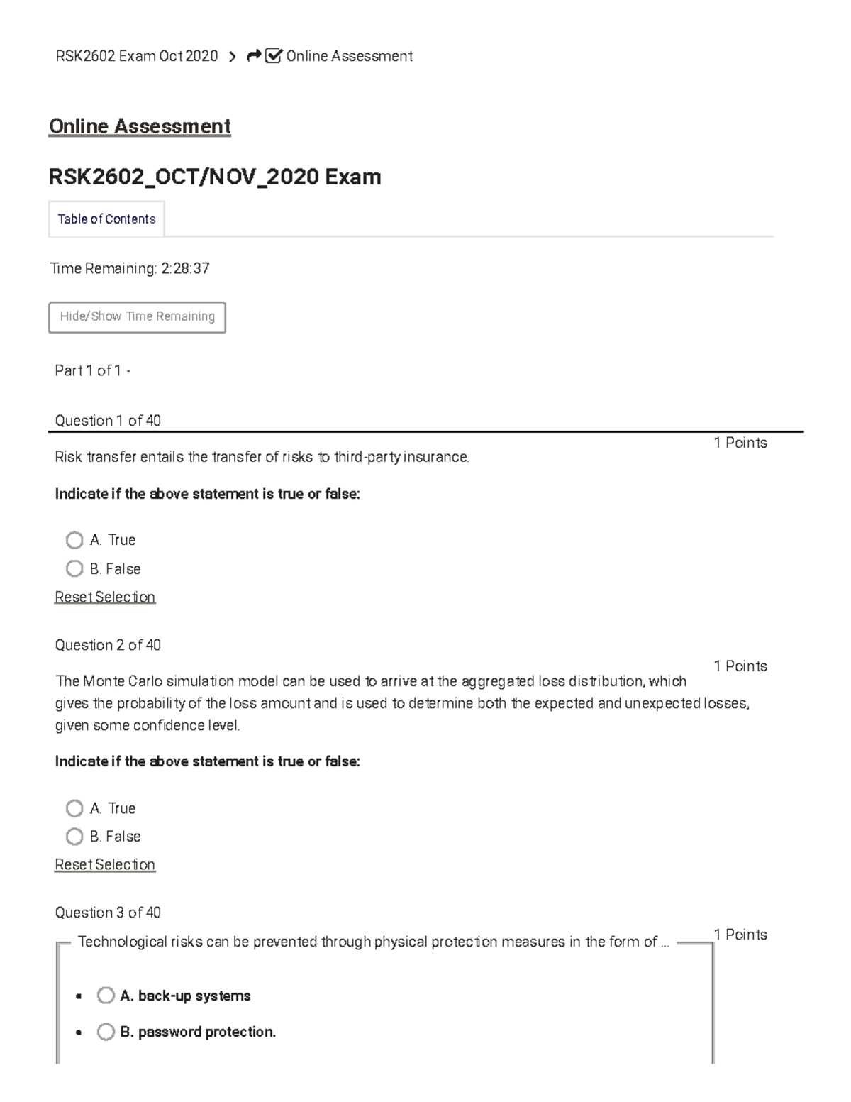RSK2601 Octnov 2020 Exam PDF 230521 131203 (1) 240531 083438 - 1 Points 1 Points 1 Points - Studocu