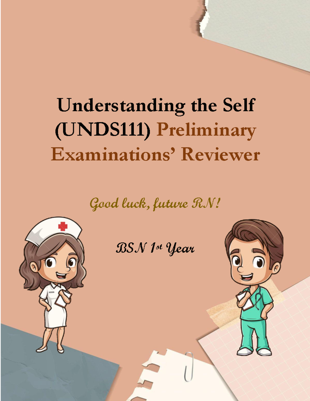 Understanding the Self... Prelims Reviewer - 1 Understanding the Self ...