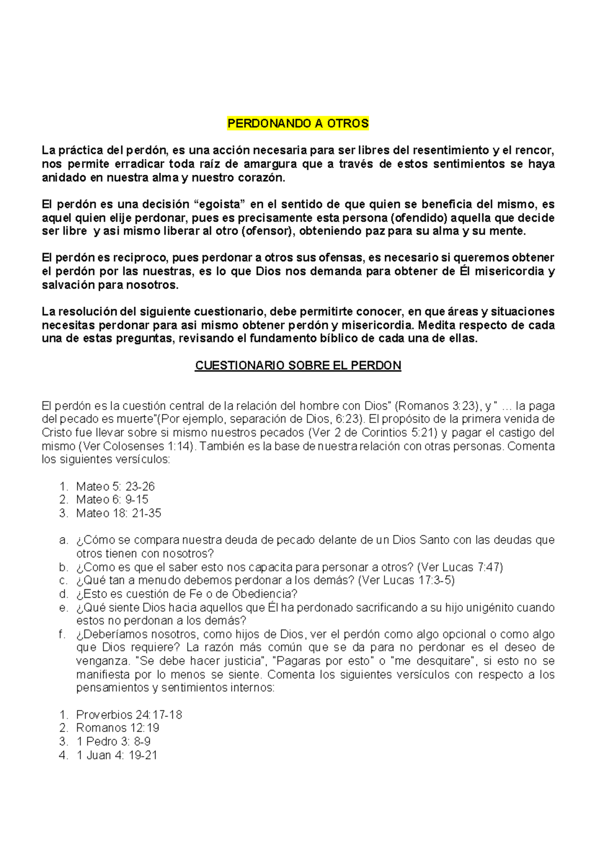 EL Perdon QUE Debes Practicar - PERDONANDO A OTROS La práctica del ...