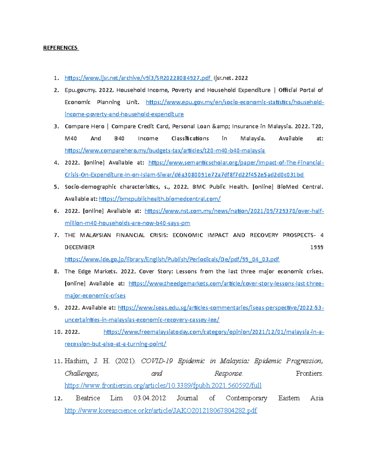 References - human resource management reference - REFERENCES 1. ijsr ...