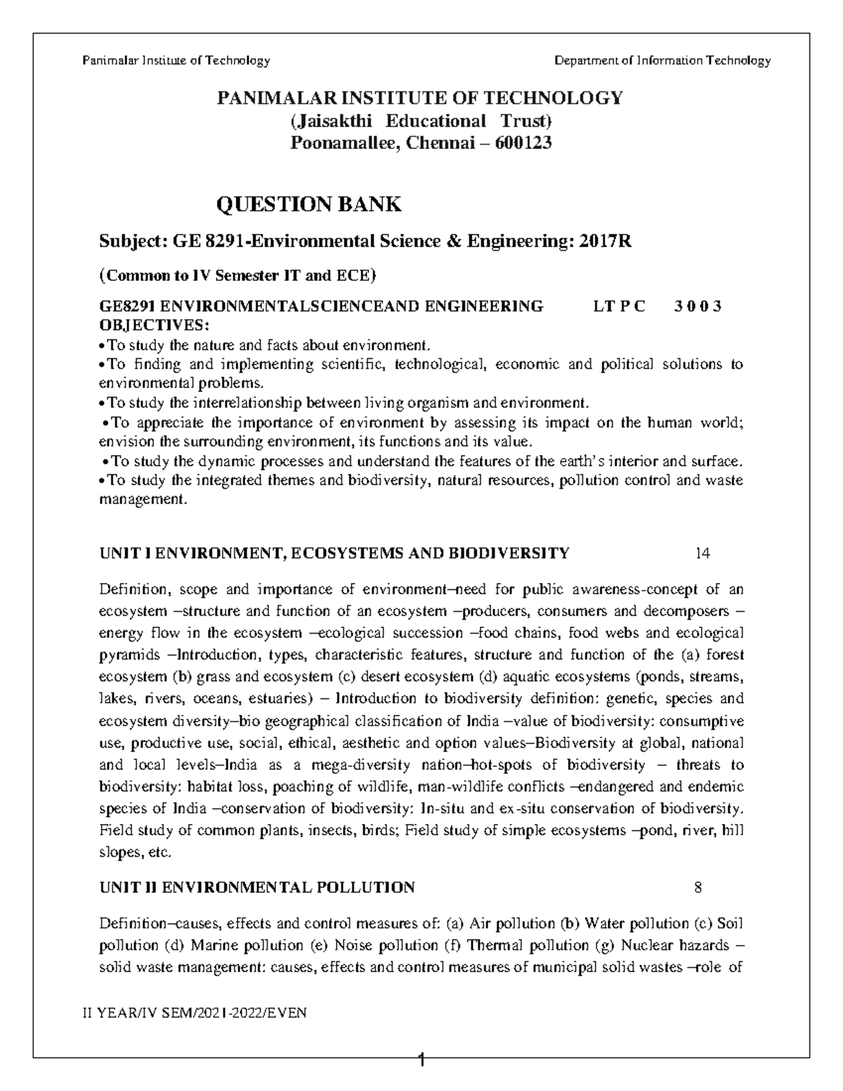GE8291-Environmental-Science-and pagenumber - II YEAR/IV SEM/2021-2022 ...