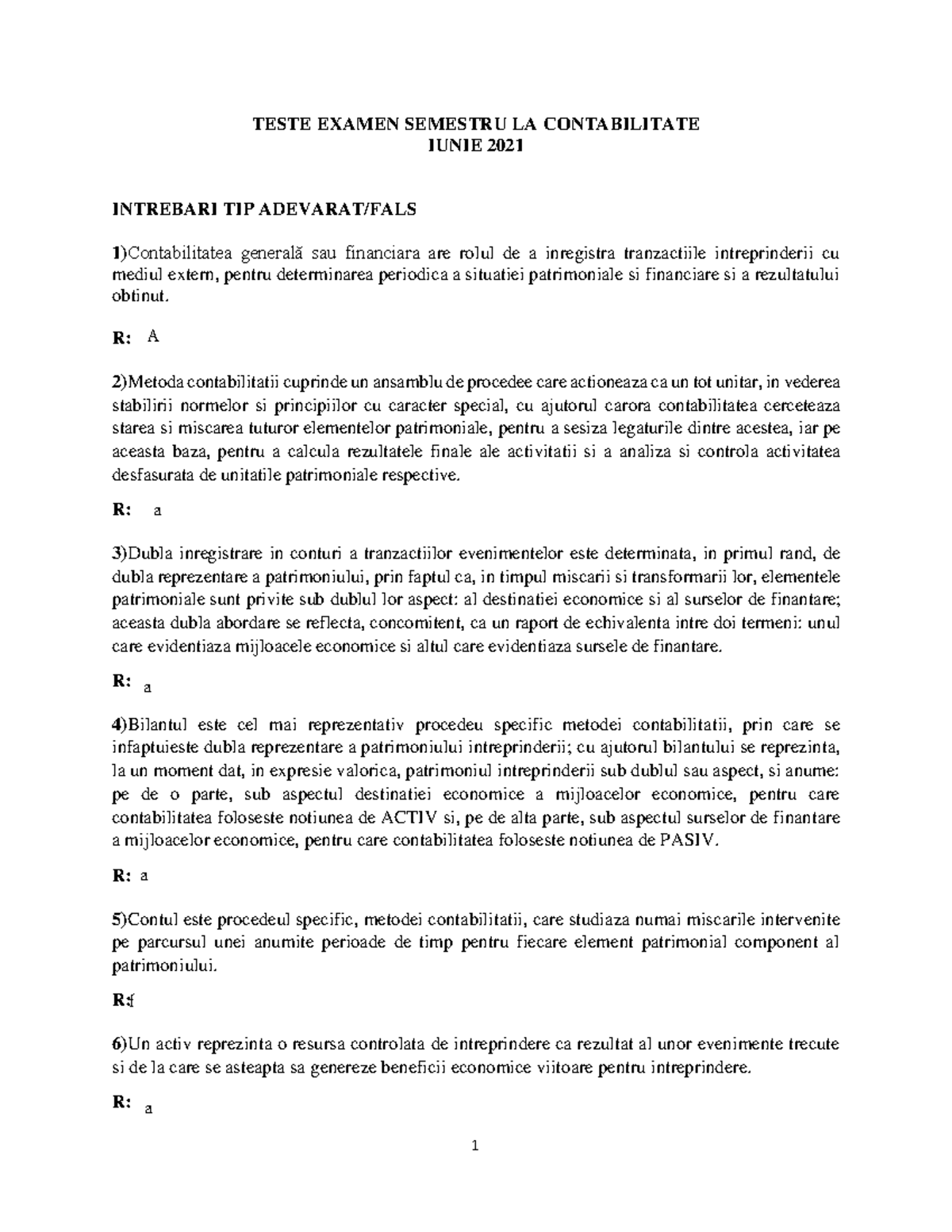 Model Teste Contabilitate-An 1-Management-ID-FR - TESTE EXAMEN SEMESTRU ...