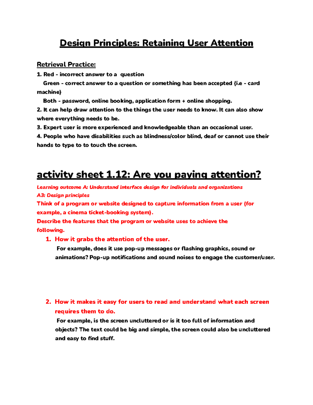20 10 23 Design Principles Retaining User Attention - Design Principles ...