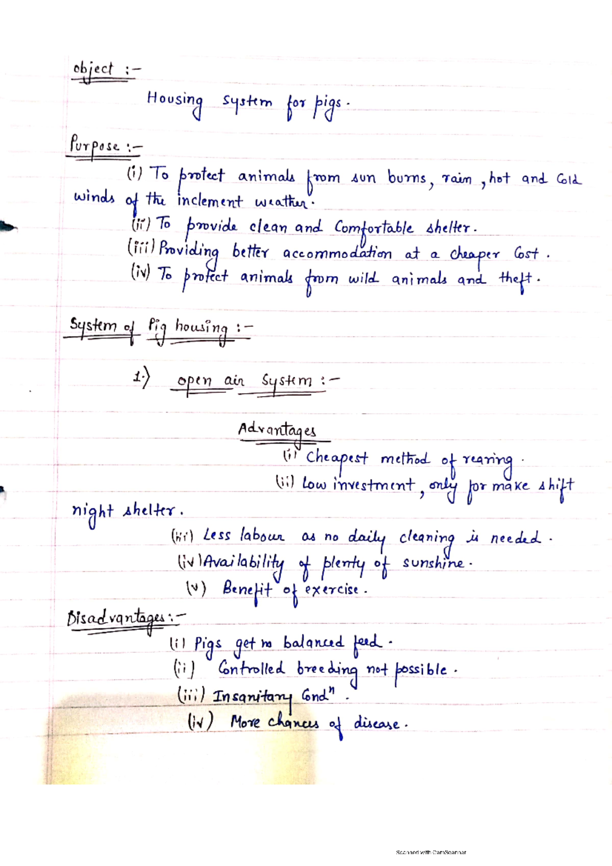 Pig management - important lecture 118 - Agriculture - Studocu