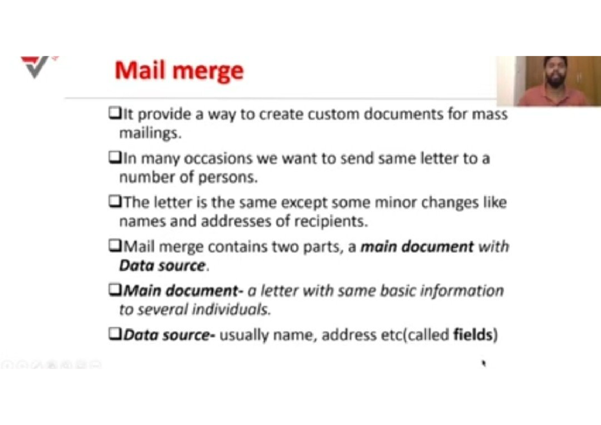 Module 2 last part - Preperation for Main examination - Mail merge It ...
