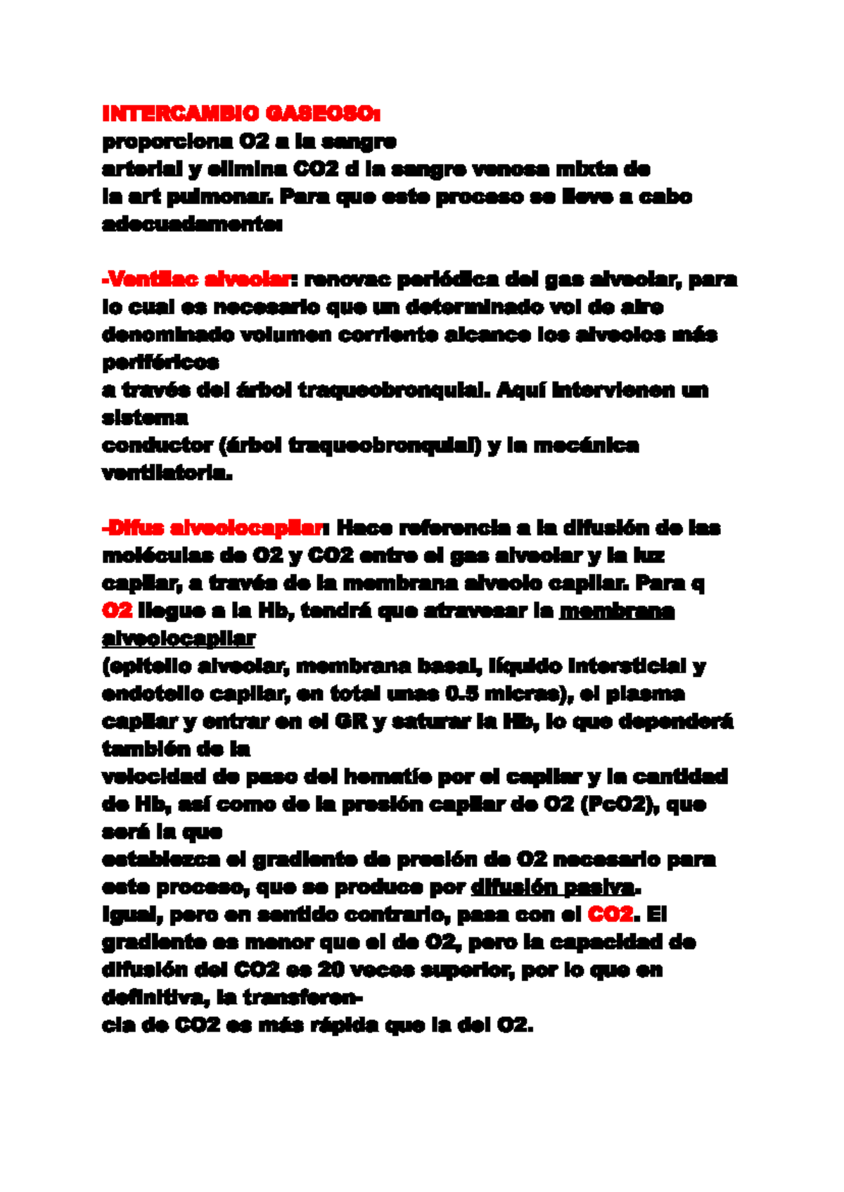 Gradiente Alveolo- Arterial d O2 11JUL2020 - INTERCAMBIO GASEOSO ...