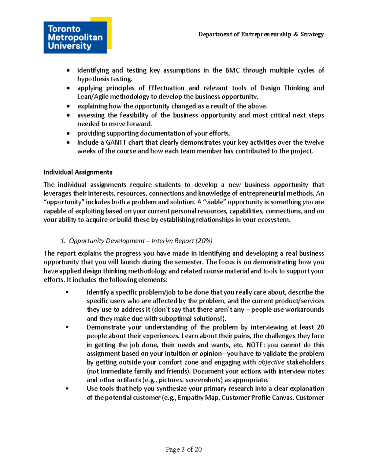 ENT 528 Course Outline 8 Jan 2024 (dragged) - identifying and testing ...