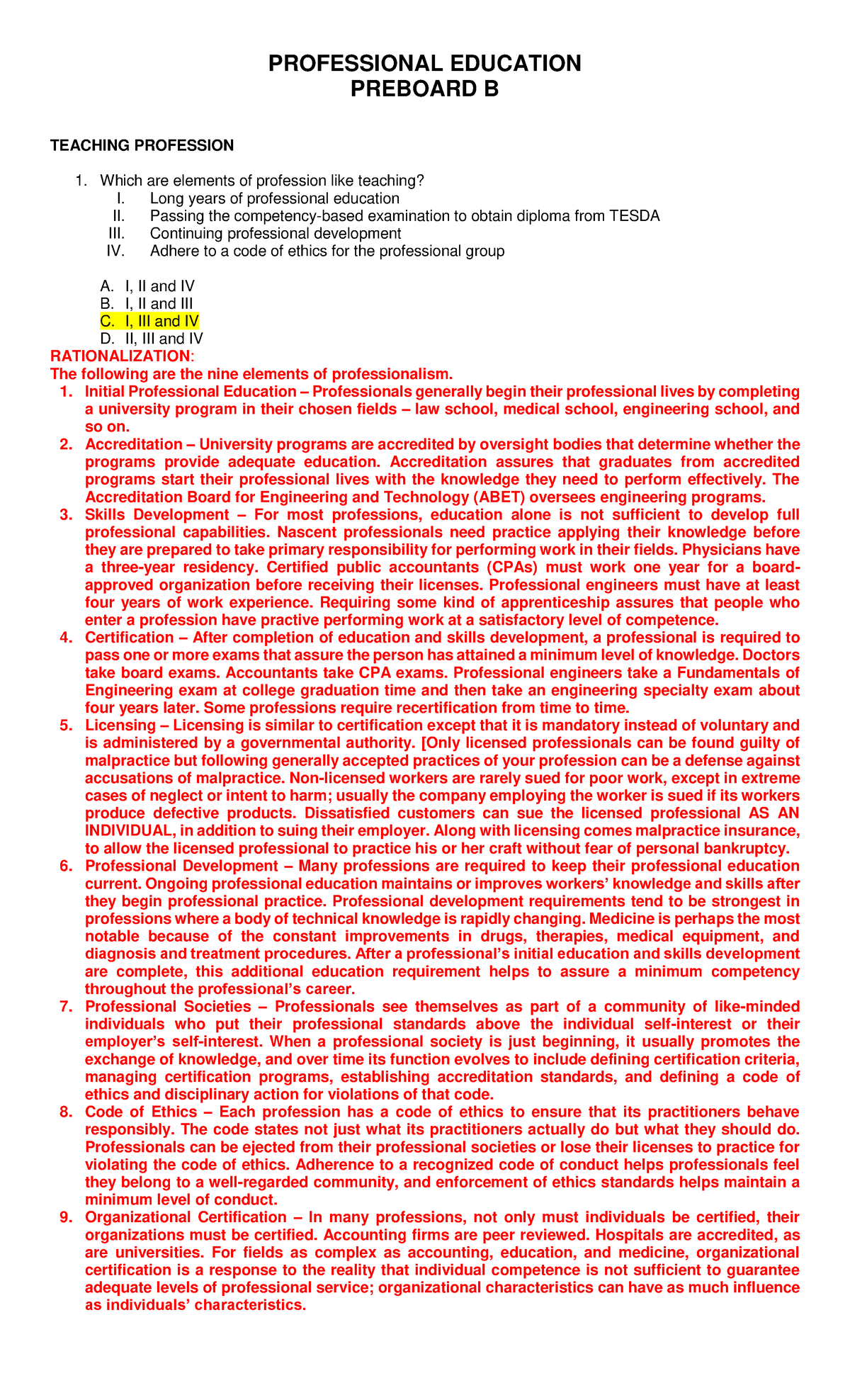 428441040-LET- Reviewer - PROFESSIONAL EDUCATION PREBOARD B TEACHING ...