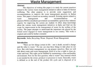 Municipal Solid Waste Management Principles - Environmental Engineering ...