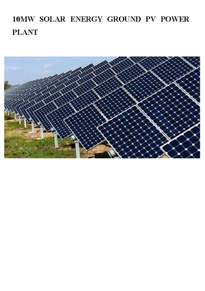 Project Proposal Installation OF solar powered street lights - PROJECT ...