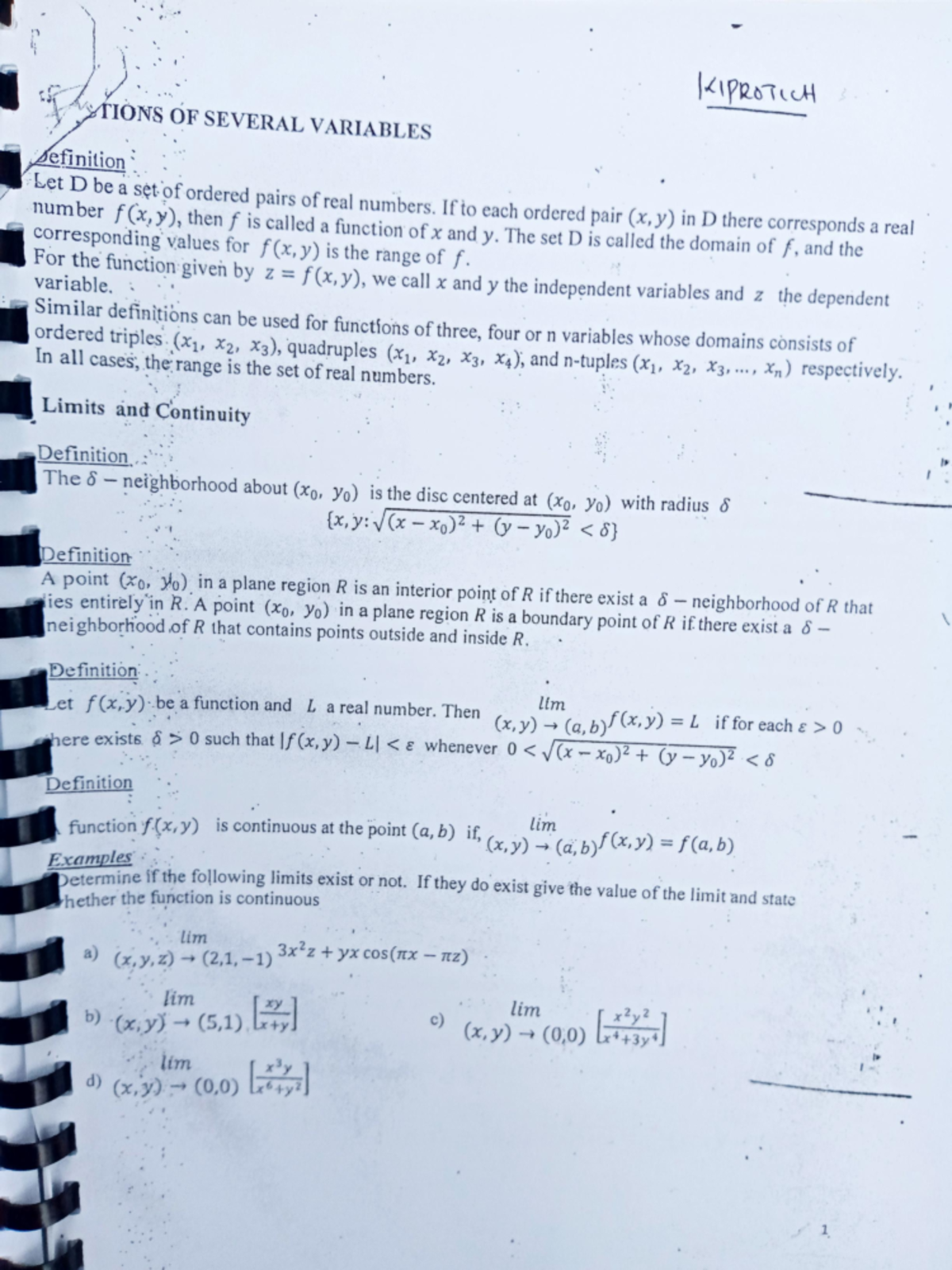 Real Analysis-1 - Good notes - Financial Engineering - Studocu